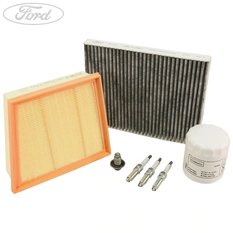 Ford Fiesta service kit oil air cabin filter spark plug – Approved Engines